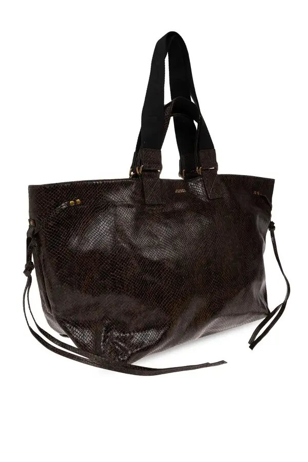 Isabel Marant Étoile Python-print Handbag