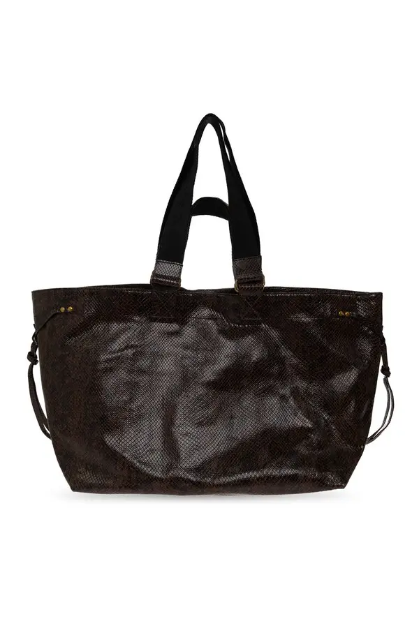 Isabel Marant Étoile Python-print Handbag