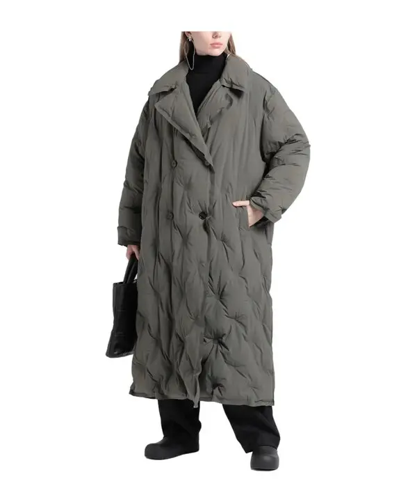 MAISON MARGIELA Solid-color Long-sleeve Coat