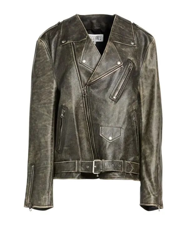 MAISON MARGIELA Minimalist Leather Jacket
