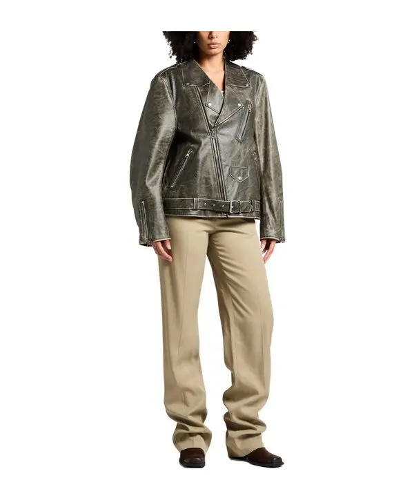 MAISON MARGIELA Minimalist Leather Jacket