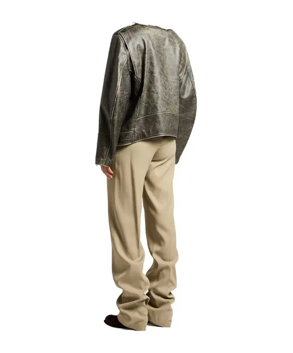 MAISON MARGIELA Minimalist Leather Jacket