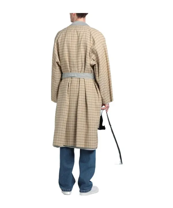 MAISON MARGIELA Plaid Trench Coat