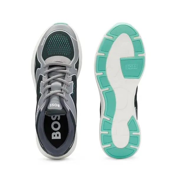 Hugo Boss Comfortable And Casual Shoes - Grey