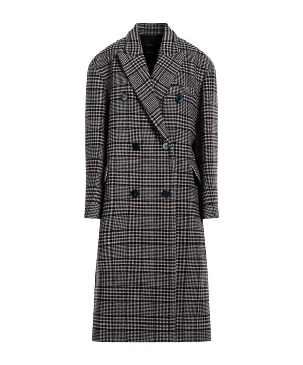 Isabel Marant Étoile Plaid Flannel Coat