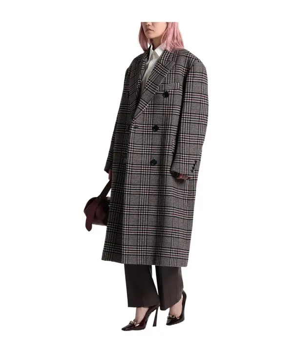 Isabel Marant Étoile Plaid Flannel Coat