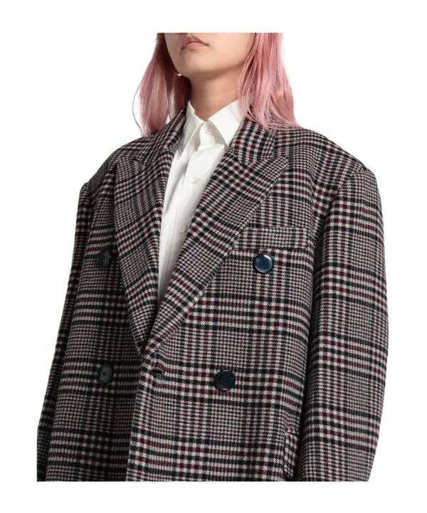 Isabel Marant Étoile Plaid Flannel Coat