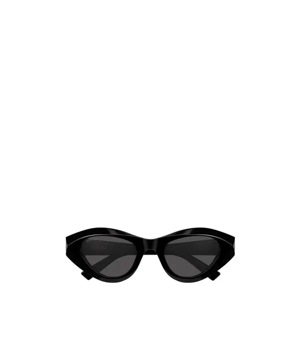 Gucci Cat-eye Frame Sunglasses - Black/grey