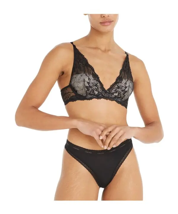 Calvin Klein Lace Plunge Bra