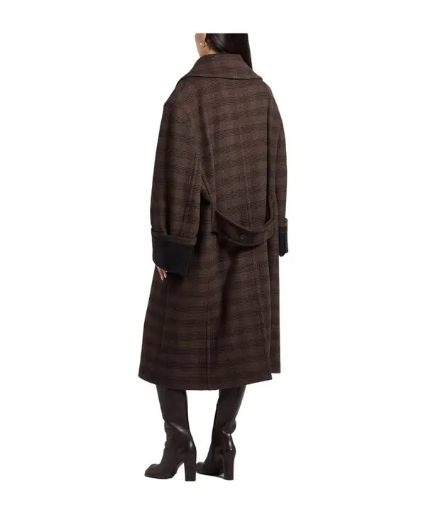 MAISON MARGIELA Plaid Double- Coat
