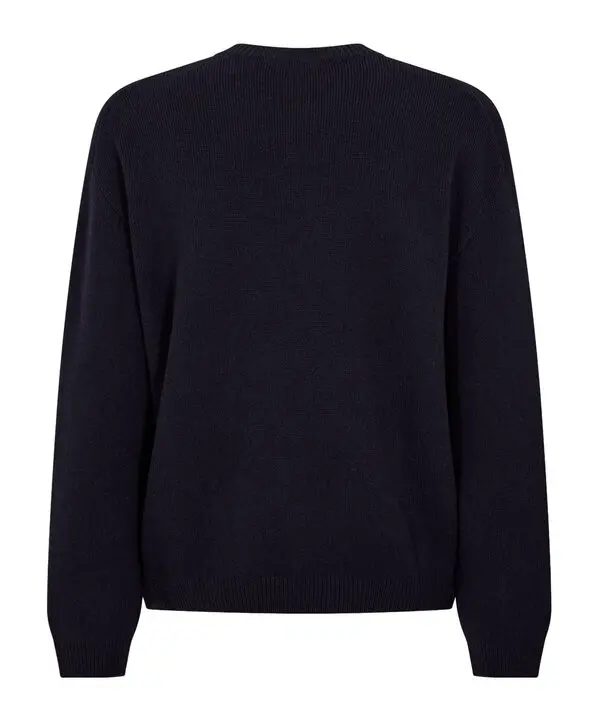 Maison Kitsuné Crew Neck Jumper - Black