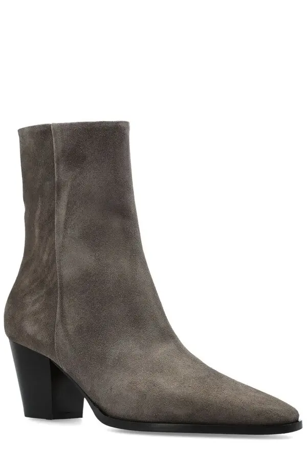 AeydĒ Hedvig Pointed-heel Ankle Boots