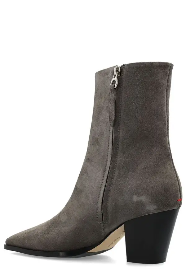 AeydĒ Hedvig Pointed-heel Ankle Boots
