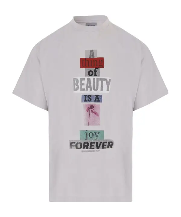 Balenciaga T-shirt With Logo Print - White