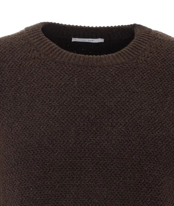 THE ROW Long-sleeved Crew Neck Sweater