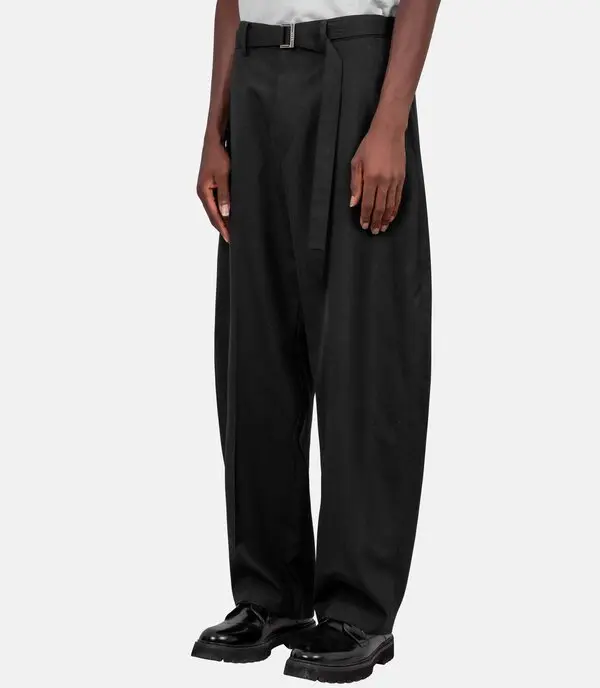 Sacai Logo-detail Trousers