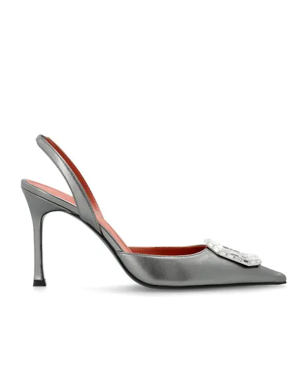 Amina Muaddi Camelia Slingback High-heeled Sandals