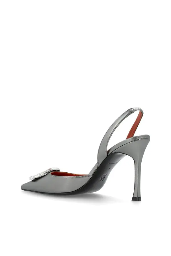 Amina Muaddi Camelia Slingback High-heeled Sandals