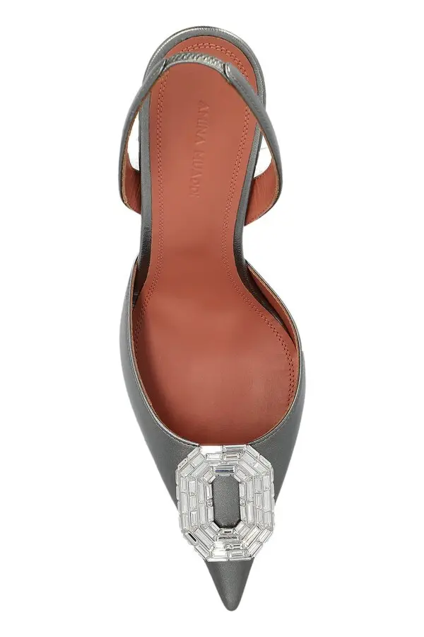 Amina Muaddi Camelia Slingback High-heeled Sandals