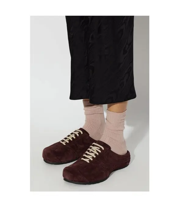 Dries Van Noten Color-block Flat Mules
