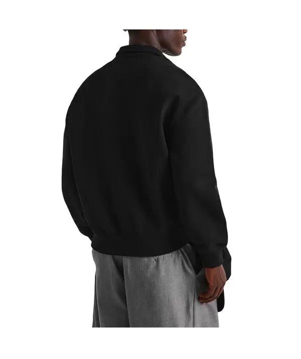 Maison Kitsuné Half-zipper Fleece Jacket