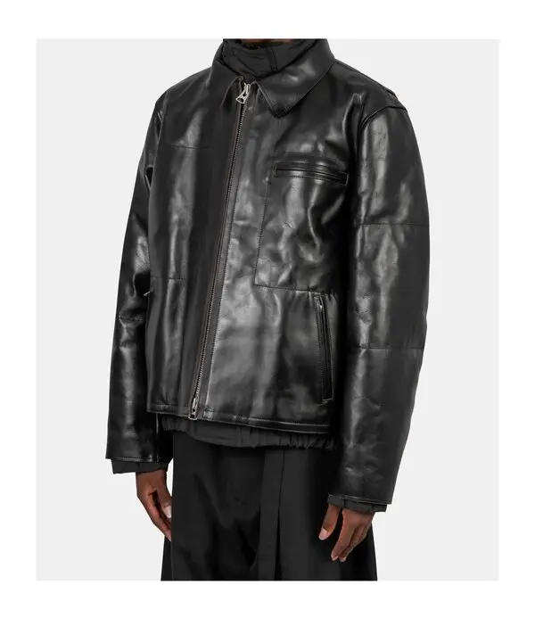 Sacai Relaxed Leather Jacket