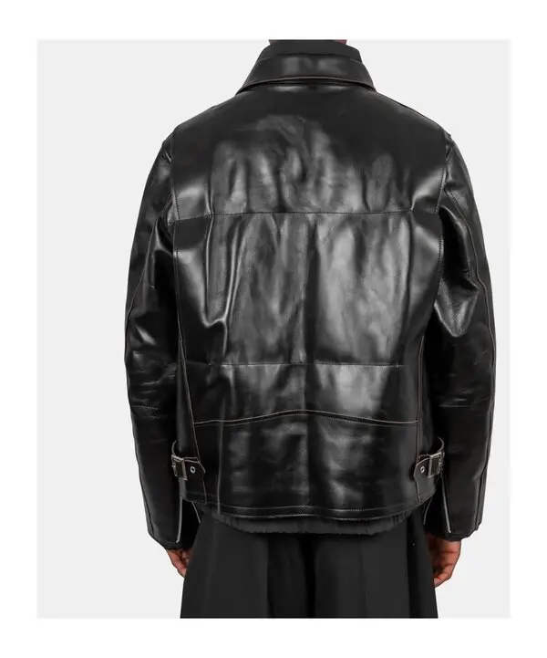 Sacai Relaxed Leather Jacket