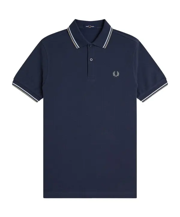 Fred Perry Sleeved Polo Shirt - Black