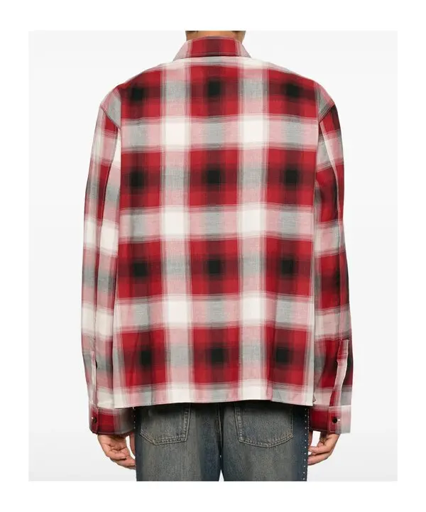 Amiri Checked Button-up Shirt - Pink