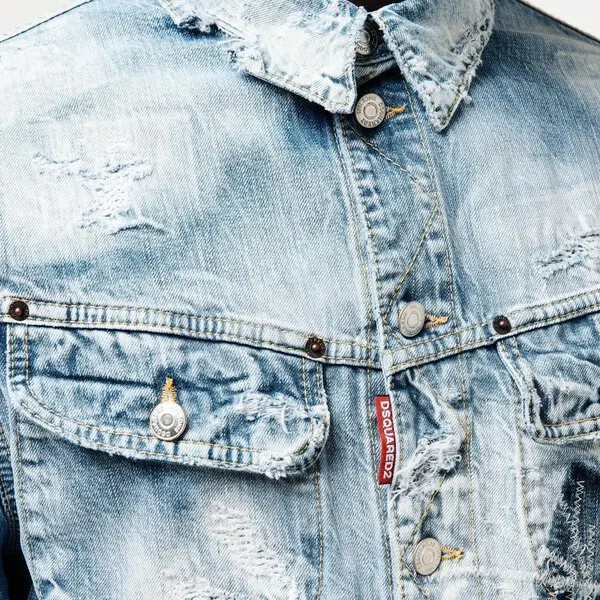 Dsquared2 Washed Denim Jacket