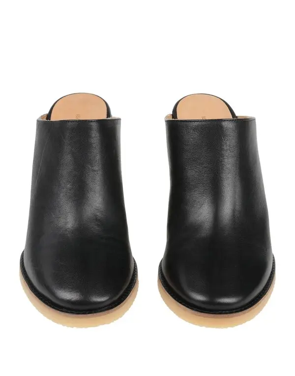 Isabel Marant Étoile Genuine Leather Round-toe Mules