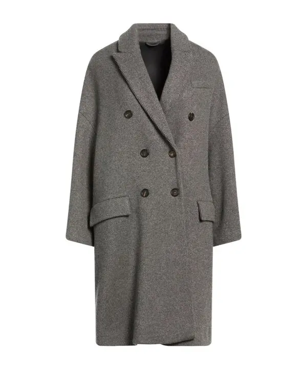 Brunello Cucinelli Metallic Double- Coat