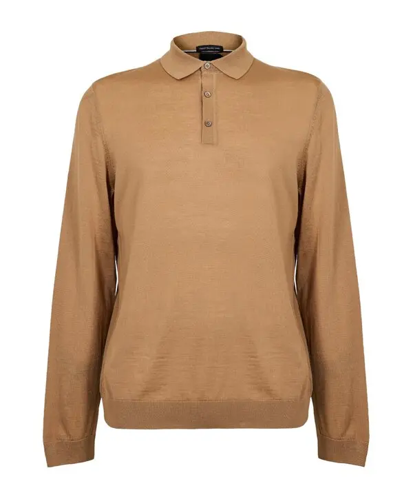 Hugo Boss Longsleeve Knit Polo Shirt
