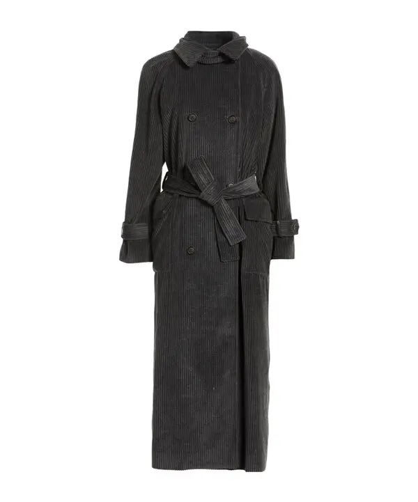Brunello Cucinelli Corduroy Trench Coat