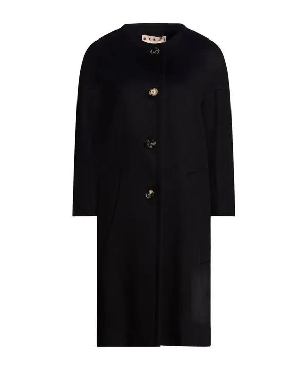 Marni Simple Long-sleeved Woolen Coat