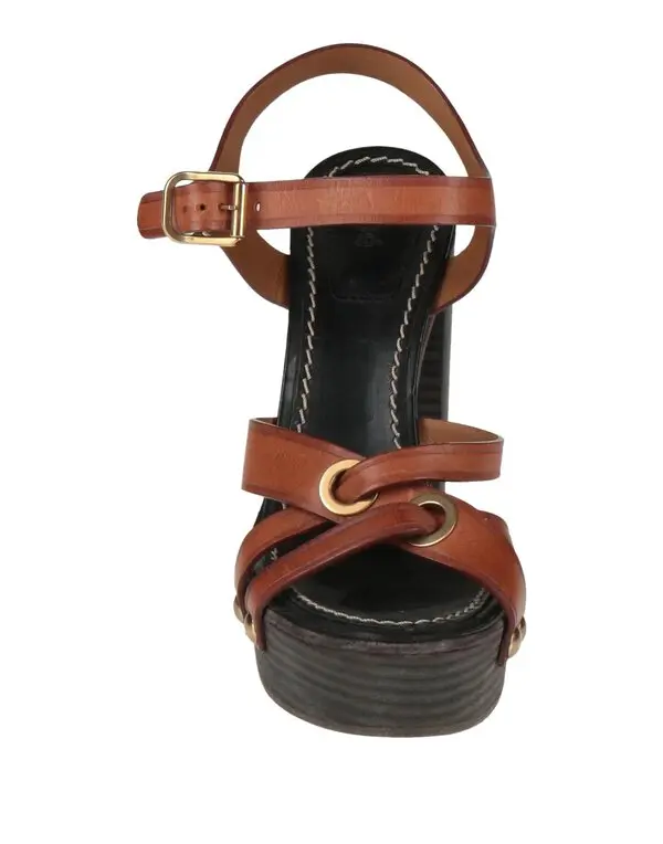 Chloé Minimalist Leather Block-heel Sandals