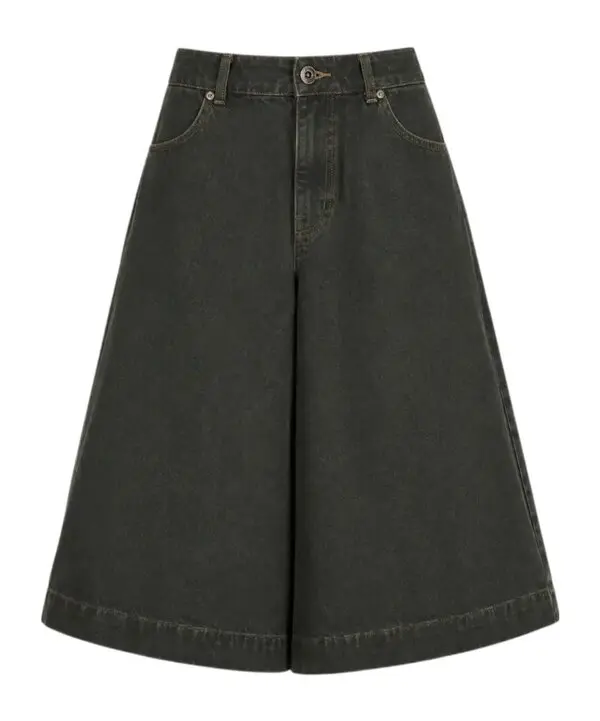 Essentiel Antwerp Denim Shorts With Belt Loops