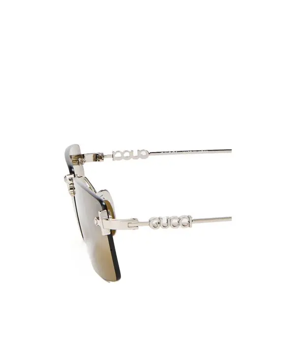 Gucci Rimless Rectangular Sunglasses