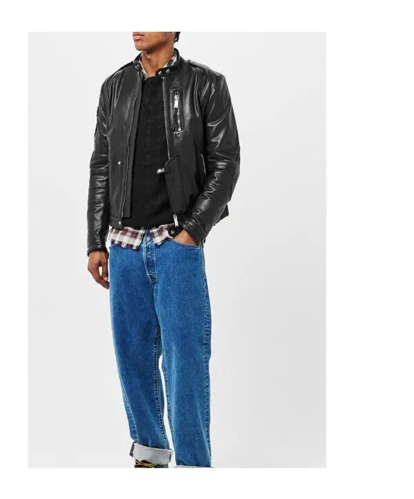 Dsquared2 Leather Biker Jacket