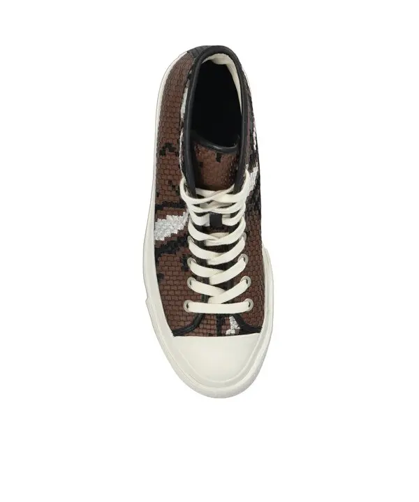CONVERSE Lace-up High-top Casual Shoes - Brown