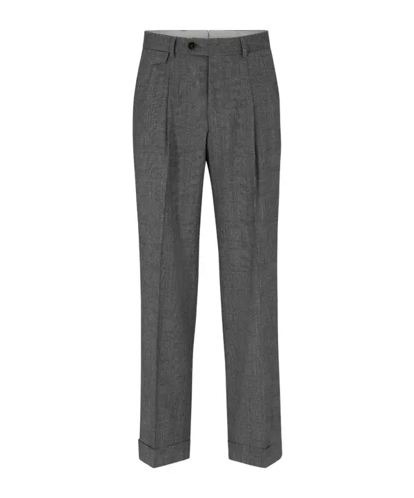 Hugo Boss Check Tailored Trousers