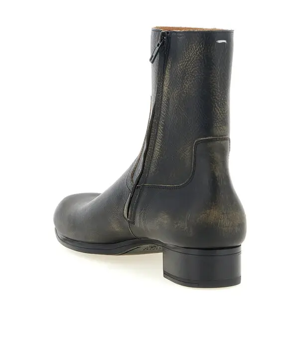 MAISON MARGIELA Vintage Leather Ankle Boots