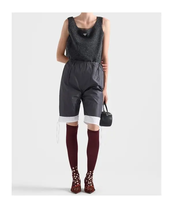 Prada Taffeta Bermudas