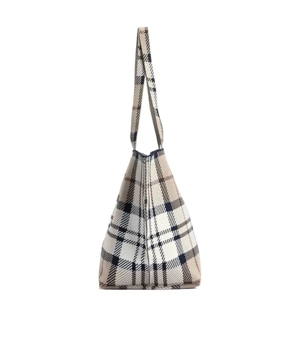 Barbour Checkered Tote Bag