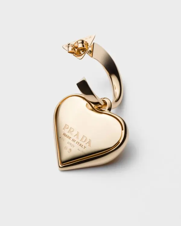 Prada Eternal Small Drop Earrings In Yellow