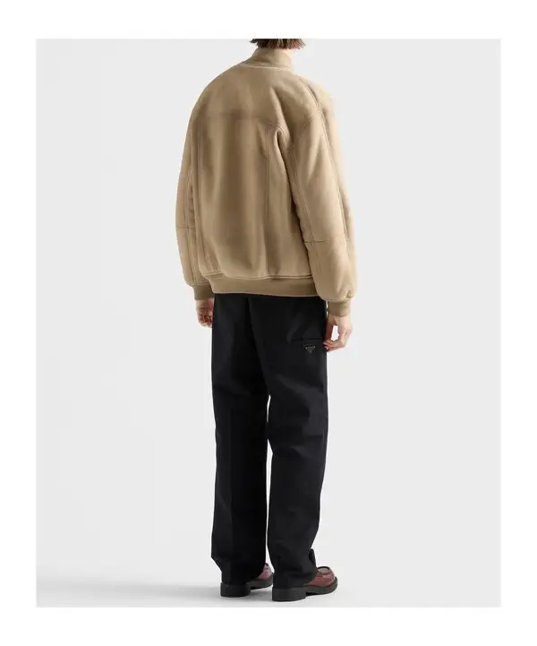 Prada Shearling Bomber Jacket