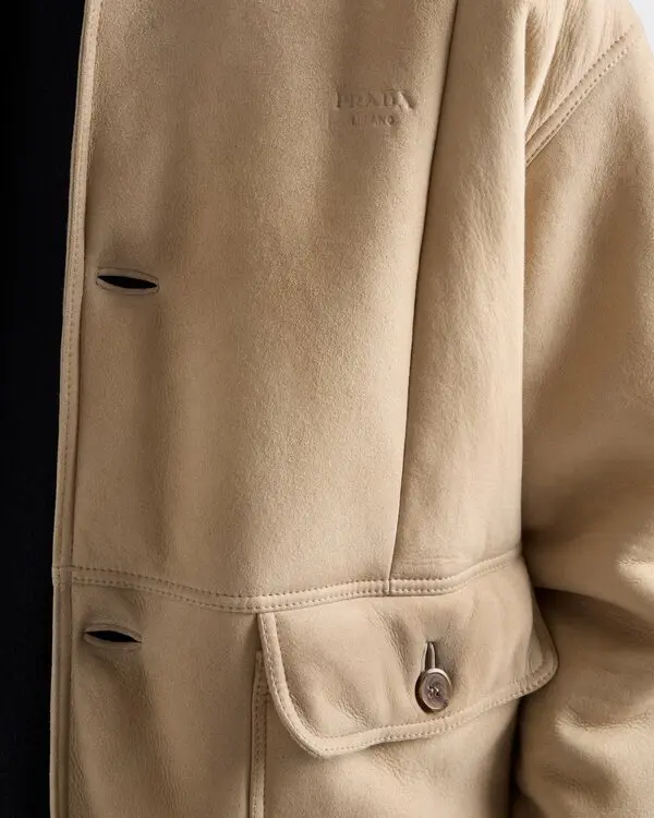 Prada Shearling Bomber Jacket
