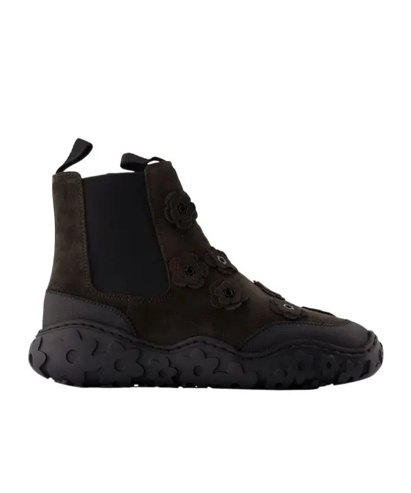 Cecilie Bahnsen Blanca Flora Embellished High-tops - Brown