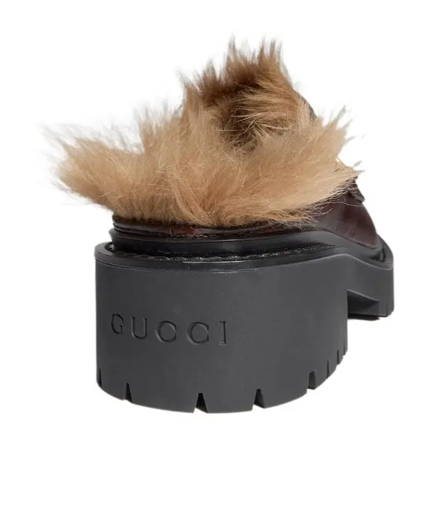 Gucci Mule With Horsebit And Lug Sole