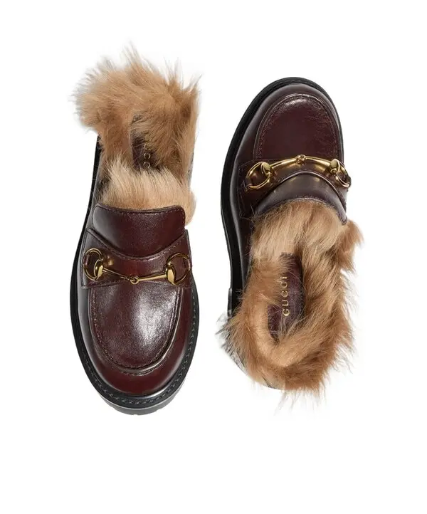 Gucci Mule With Horsebit And Lug Sole